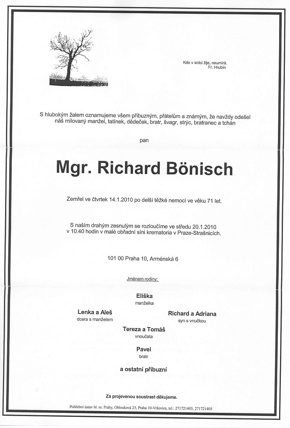 Poslední sbohem Ríšovi (2010)