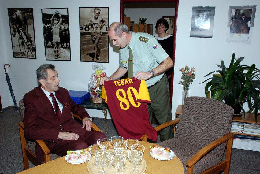 Legenda československého volejbalu, smečař Josef TESAŘ, 2007