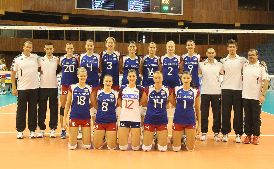 České volejbalistky v případě úspěšné baráže na evropském šampionátu ...