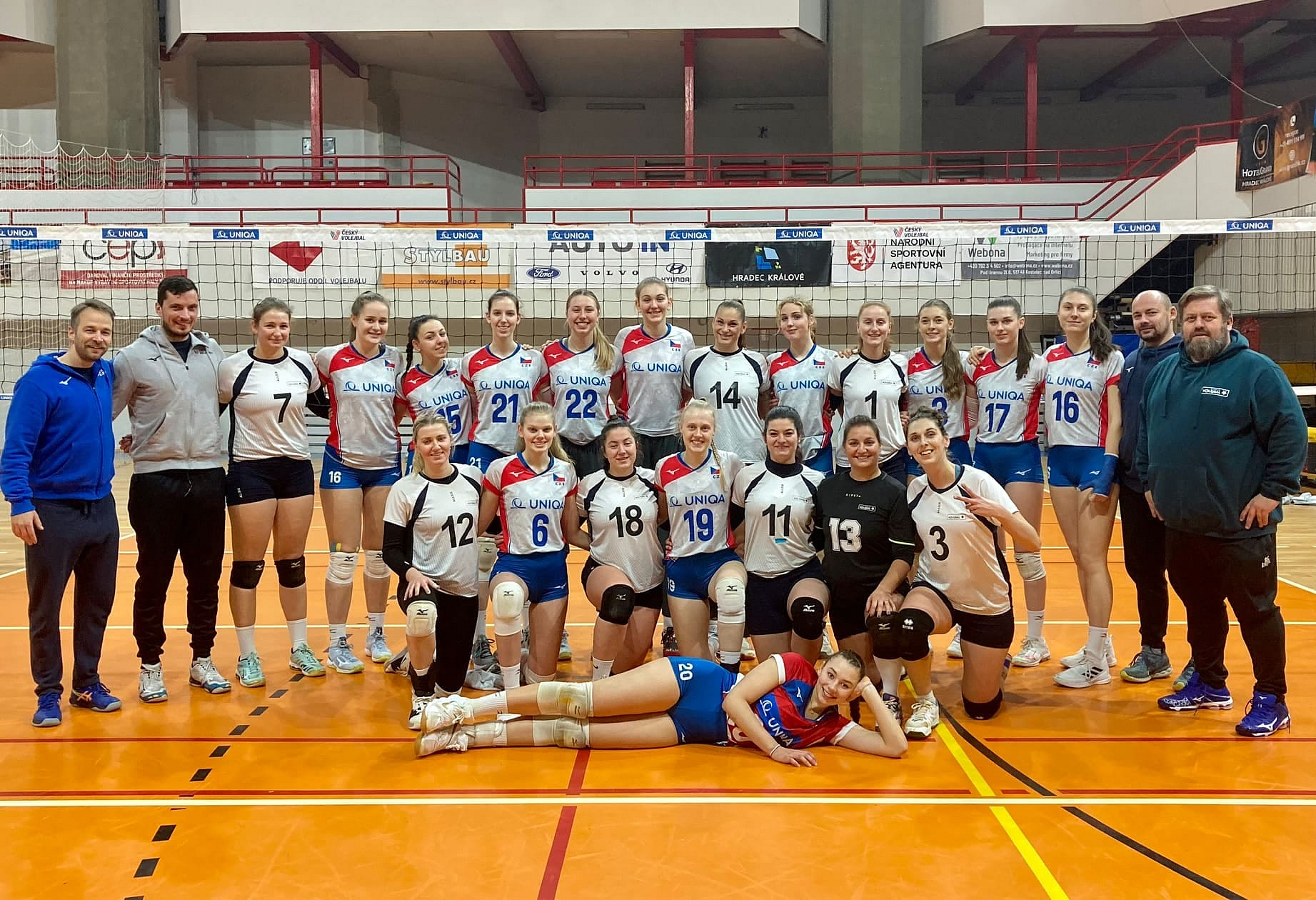 Tým Národního volejbalového centra 2022/2023