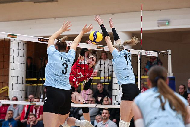 Z druhého vítězství v naší nejvyšší soutěži žen se radují volejbalistky NVC